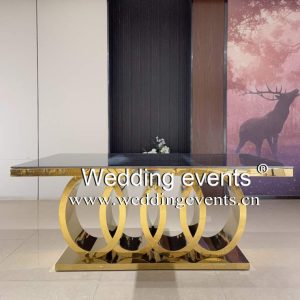 Wedding Shower Table with Four Circle Base