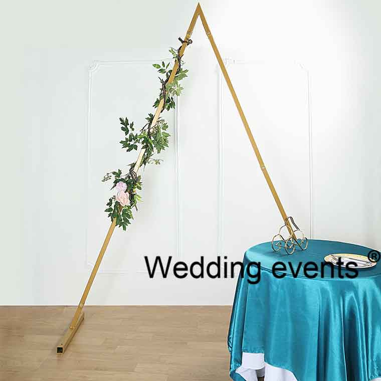 Triangle wedding backdrop arbor arch stand–Weddingevents