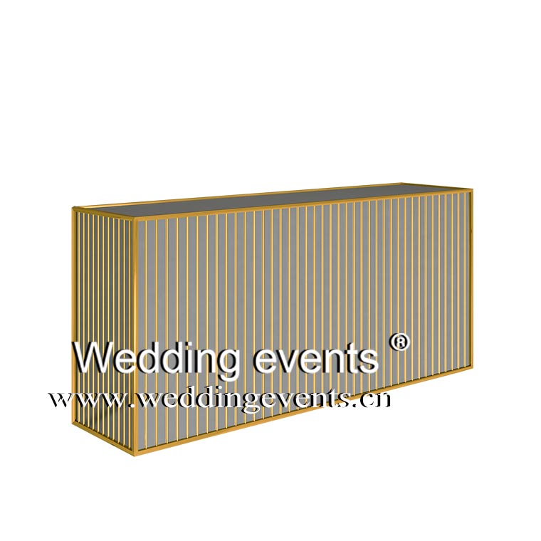 Restaurant Bar Counter Design Vertical Stripes Pattern