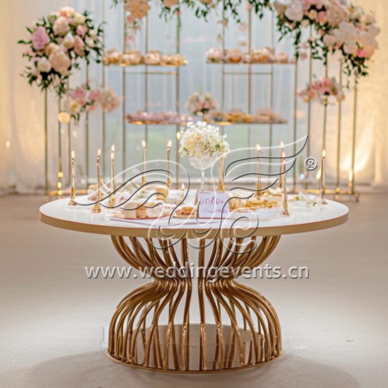Round Table Events with Metal Base for Sale – Wedding Events